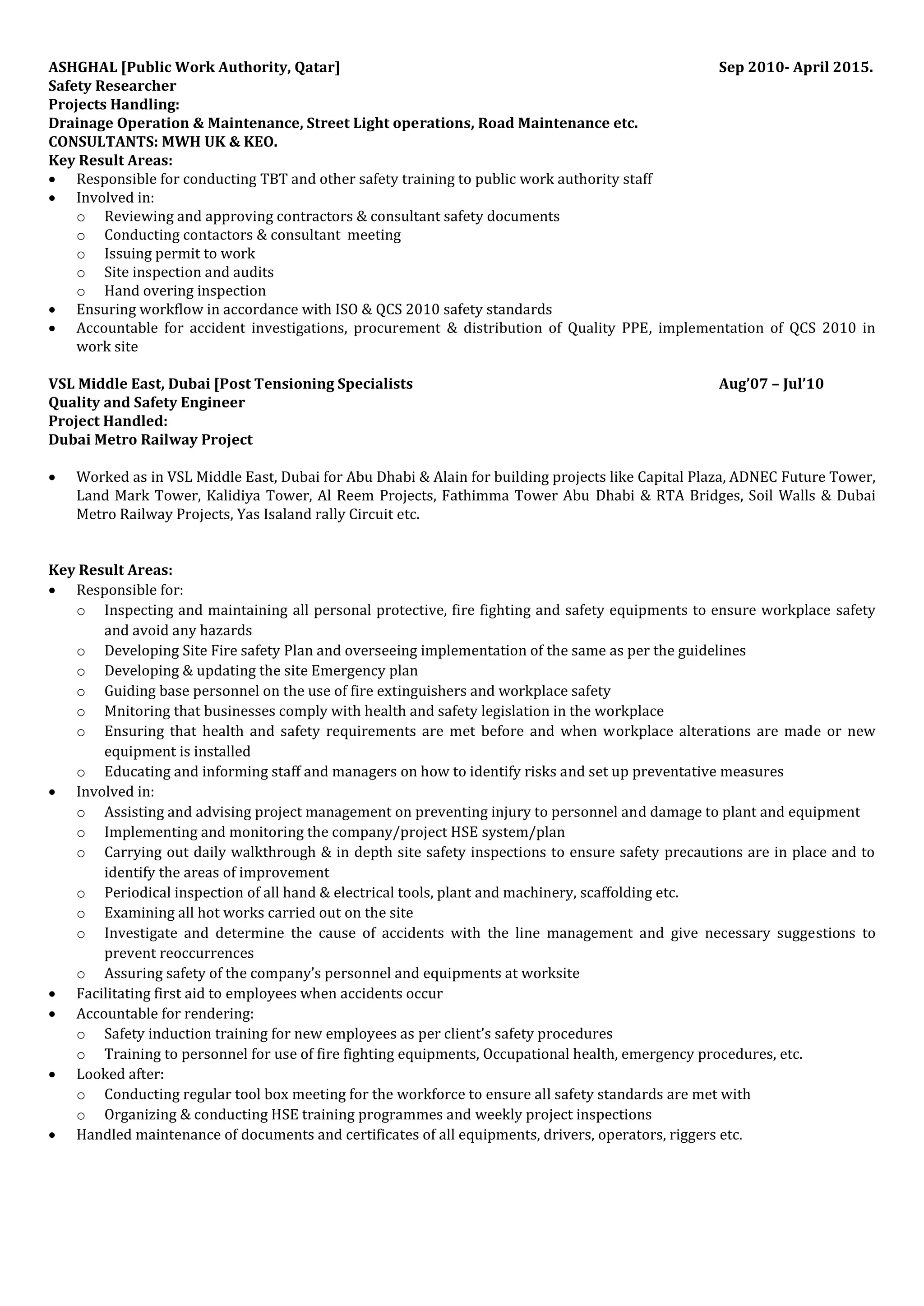 HSE Manager CV | PDF
