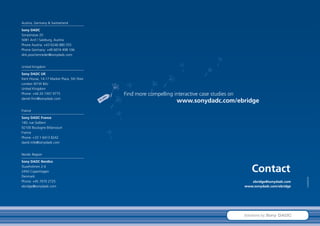 Sony eBridge: Integrated Marketing Case Studies | PDF