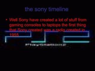 Sony entertainment | PPT