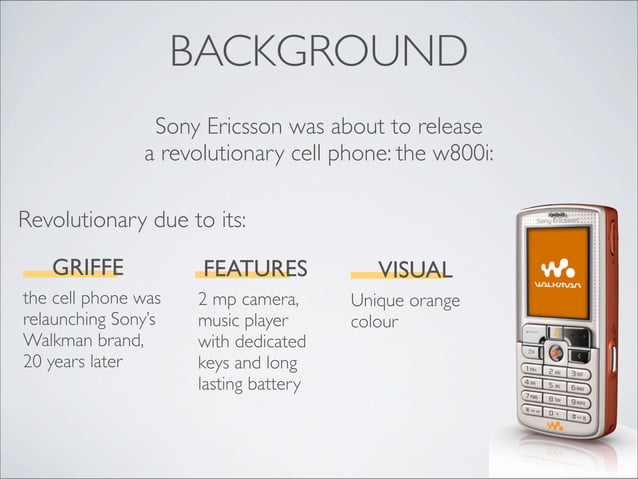 Sony Ericsson w800i - Brazilian Launching | PPT