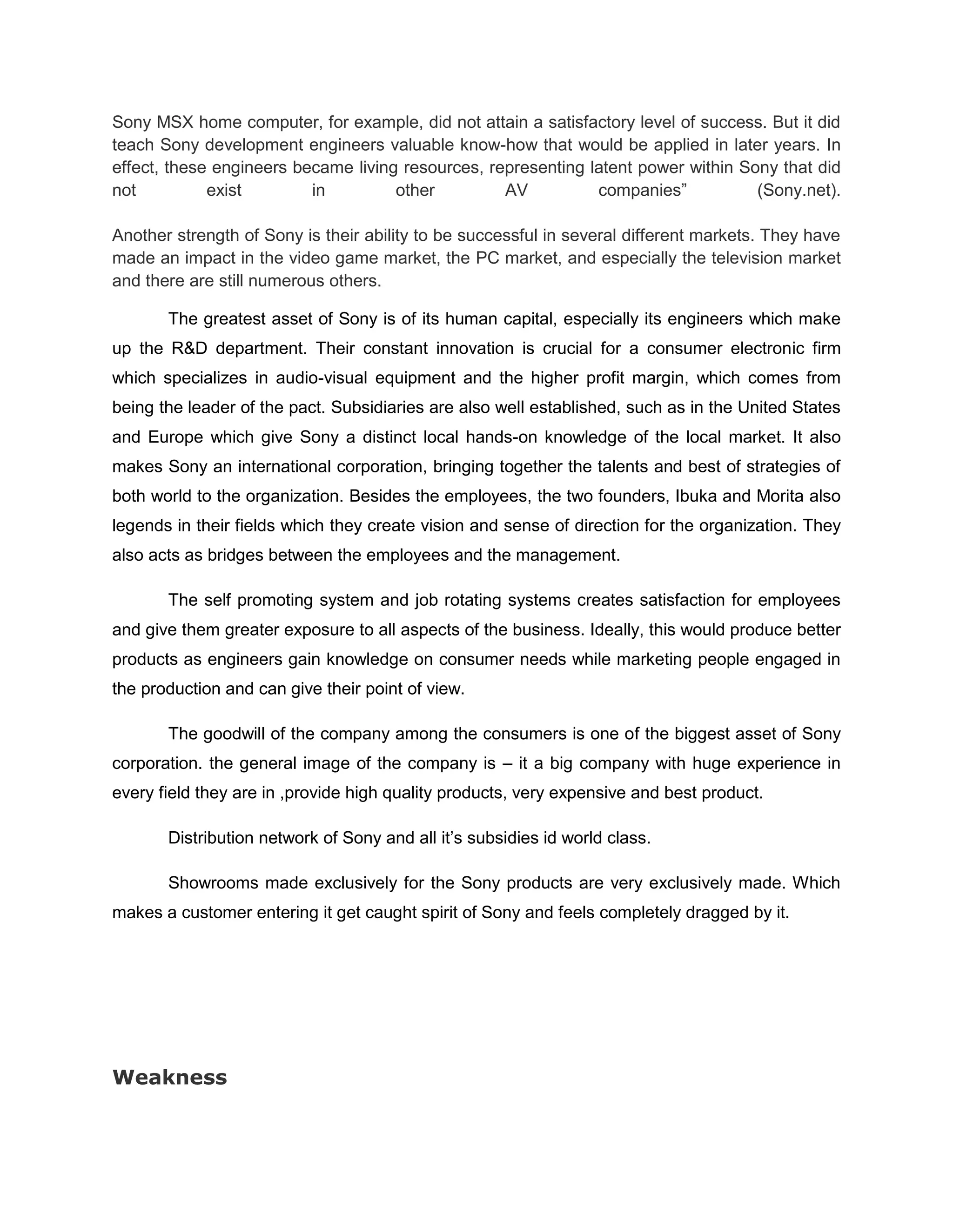 Sony case study | DOCX