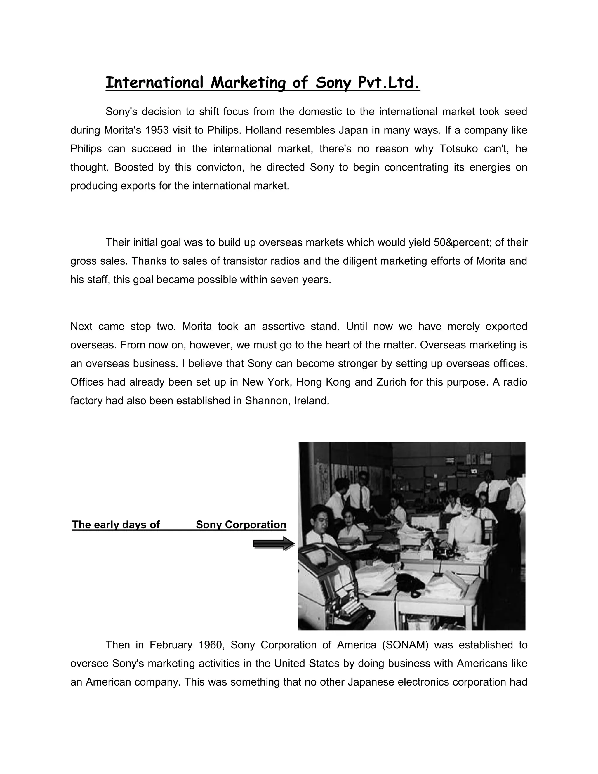 Sony case study | DOCX