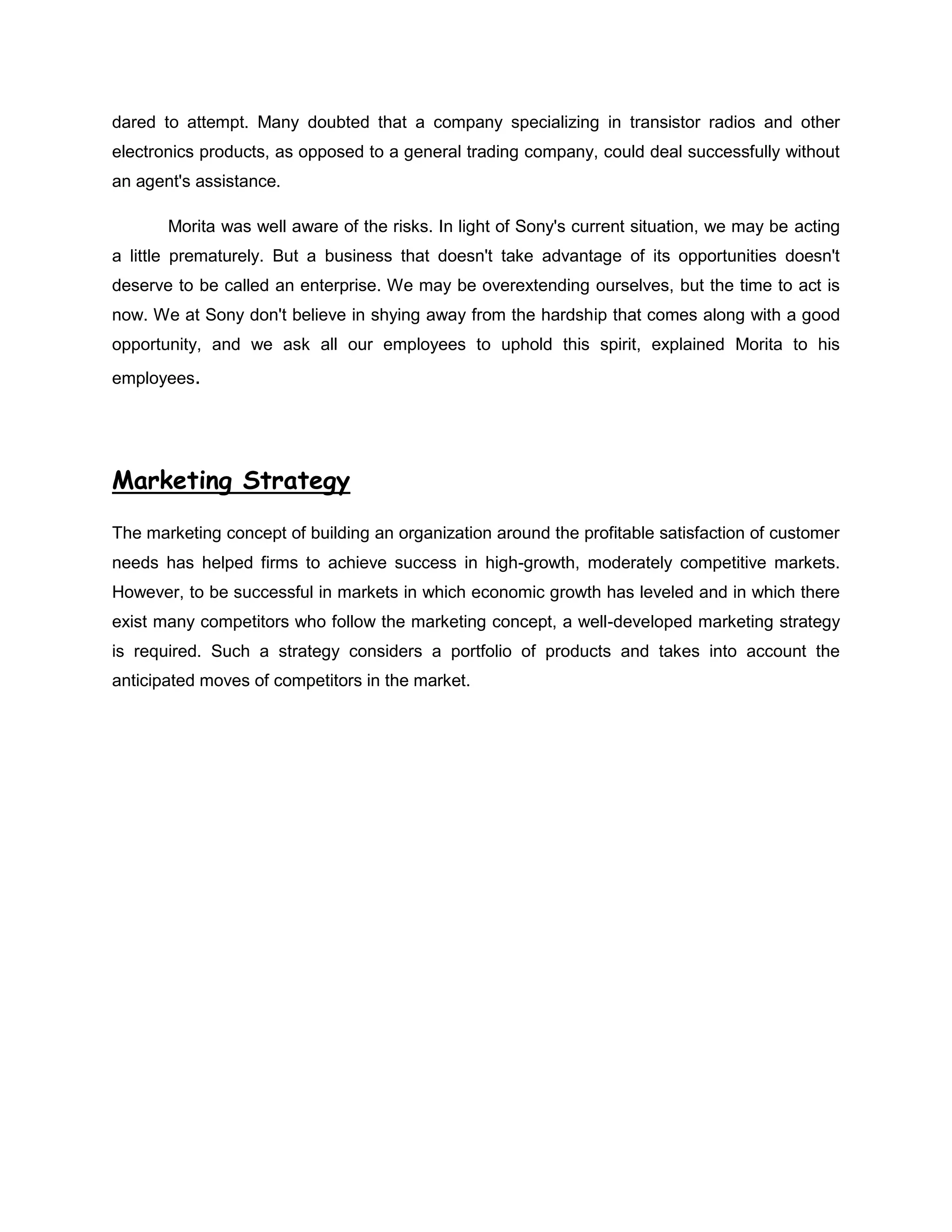 Sony case study | DOCX