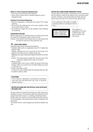 Sony hcd-gtx88 | PDF