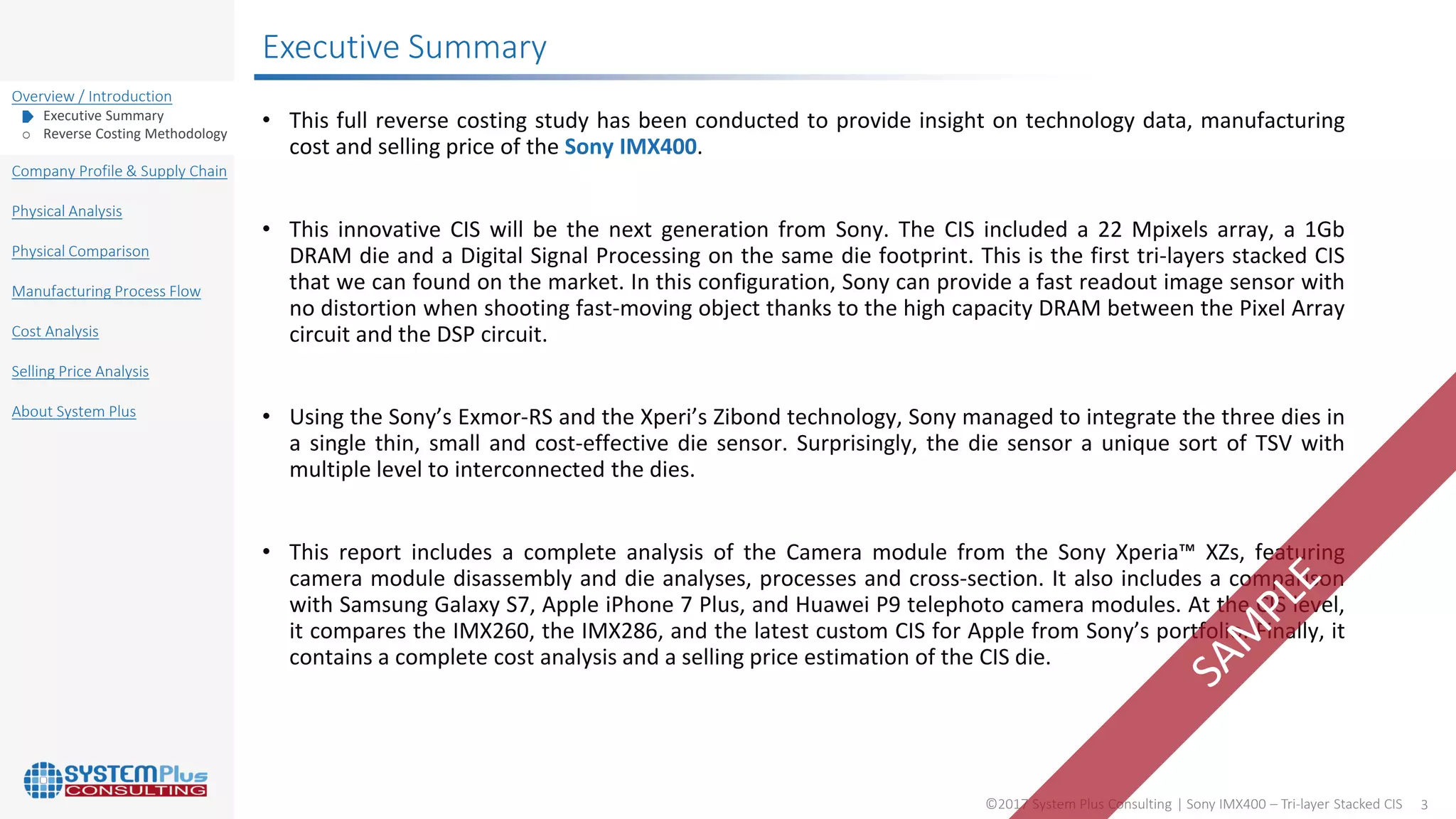 Sony IMX400 Tri-layer Stacked CMOS Image Sensor (CIS) with Integrated ...