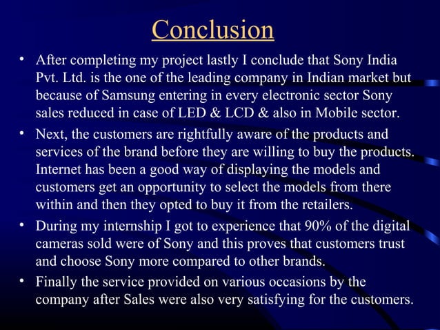 Sony india pvt ltd | PPT