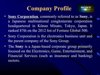 Sony india pvt ltd | PPT