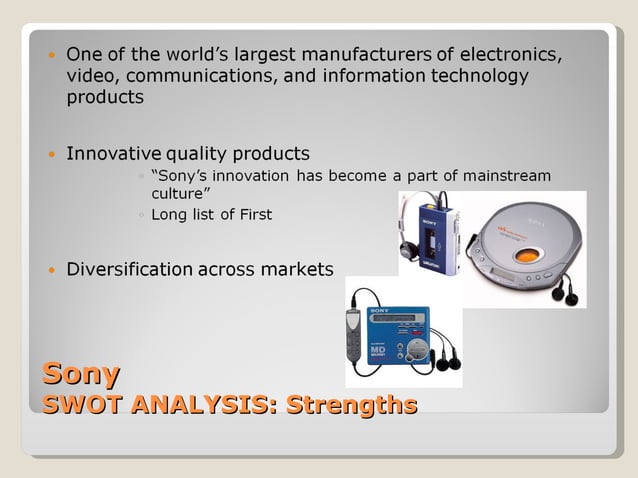 Sony Marketing Plan Slide Show | PPT
