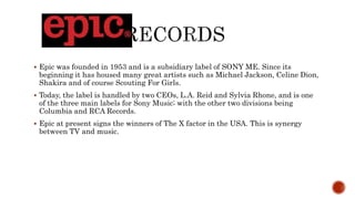 Sony music entertainment case study | PPT