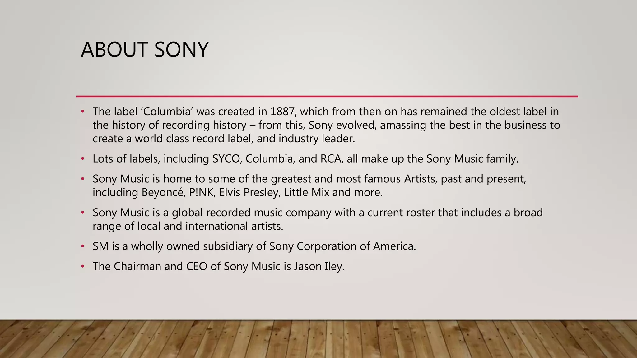 Sony music uk | PPTX