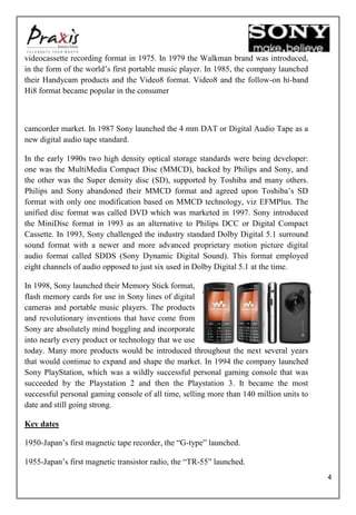 Sony Brand Image Measurement | DOCX