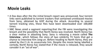 Sony pictures crippled by gop hackers, 2014 cs ala | DOC