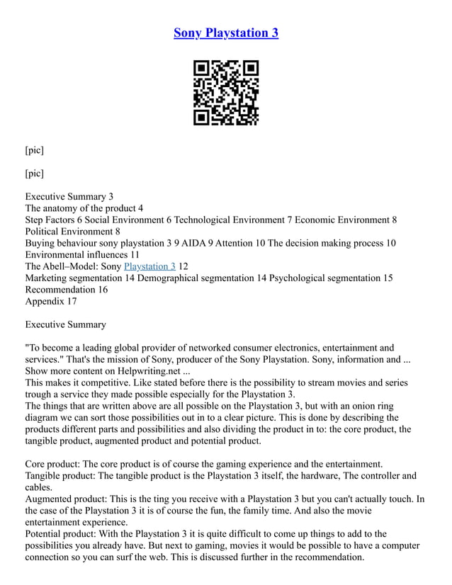 Sony Playstation 3 | PDF
