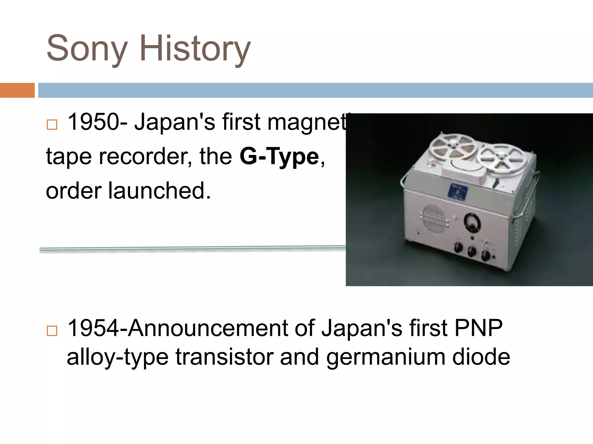 Sony ppt | PPTX
