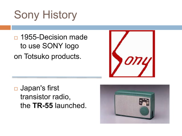 Sony ppt | PPTX