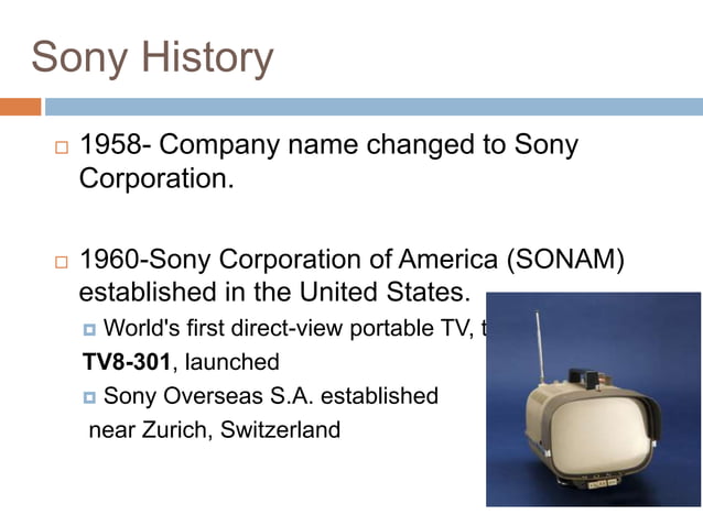 Sony ppt | PPTX