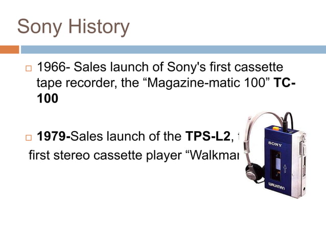 Sony ppt | PPTX
