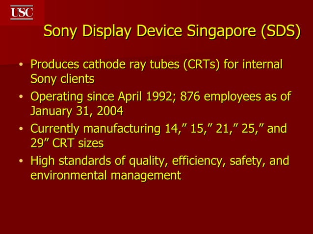 Sony Presentaition | PPT