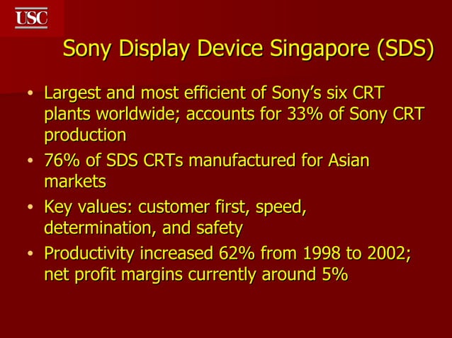 Sony Presentaition | PPT