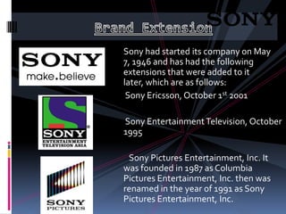 Sony presentation | PPTX