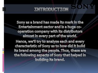 Sony presentation | PPTX