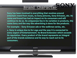 Sony presentation | PPTX