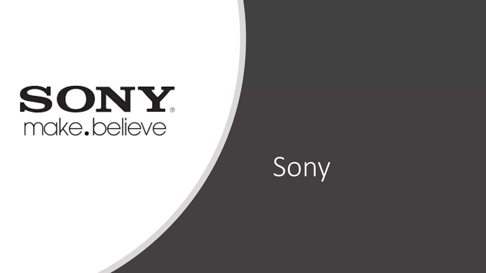 Sony - Marketing Mix | PPTX
