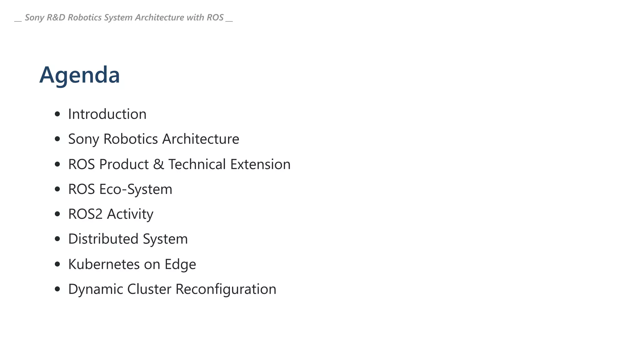 Sony robotics overview | PDF