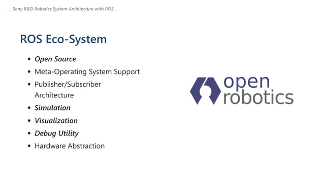 Sony robotics overview | PDF
