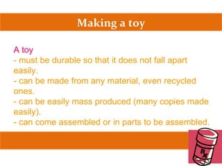 Sony Creative - Toy Making 2012 | PPT