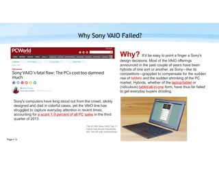 Sony VAIO case study | PDF