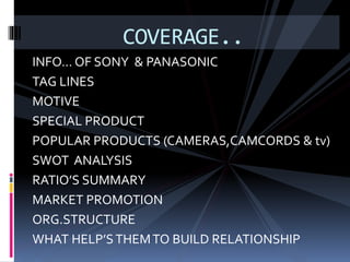 Sony vs panasonic | PPTX