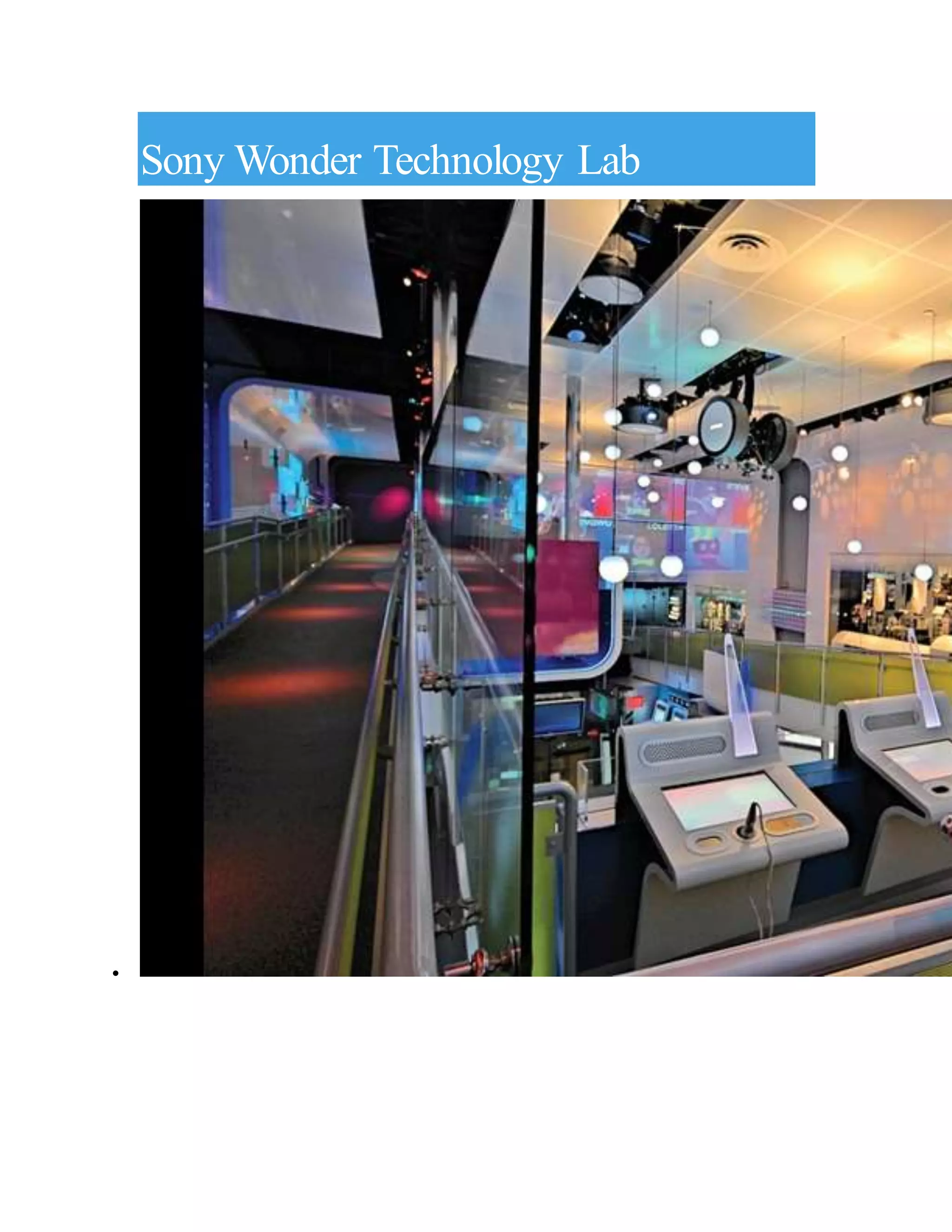 Sony wonder technology lab | DOCX