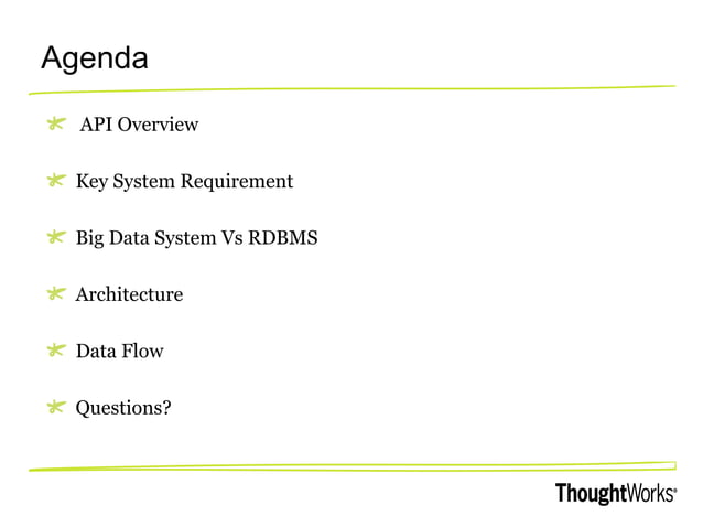 Real Time API delivering data @ Scale | PPT