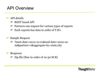 Real Time API delivering data @ Scale | PPT