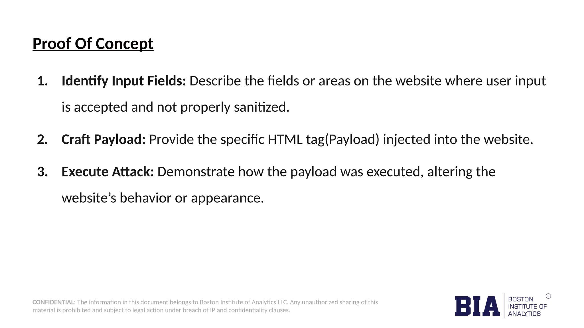 Exploiting HTML Injection: A Comprehensive Proof of Concept | PPTX