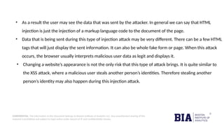 Exploiting HTML Injection: A Comprehensive Proof of Concept | PPTX