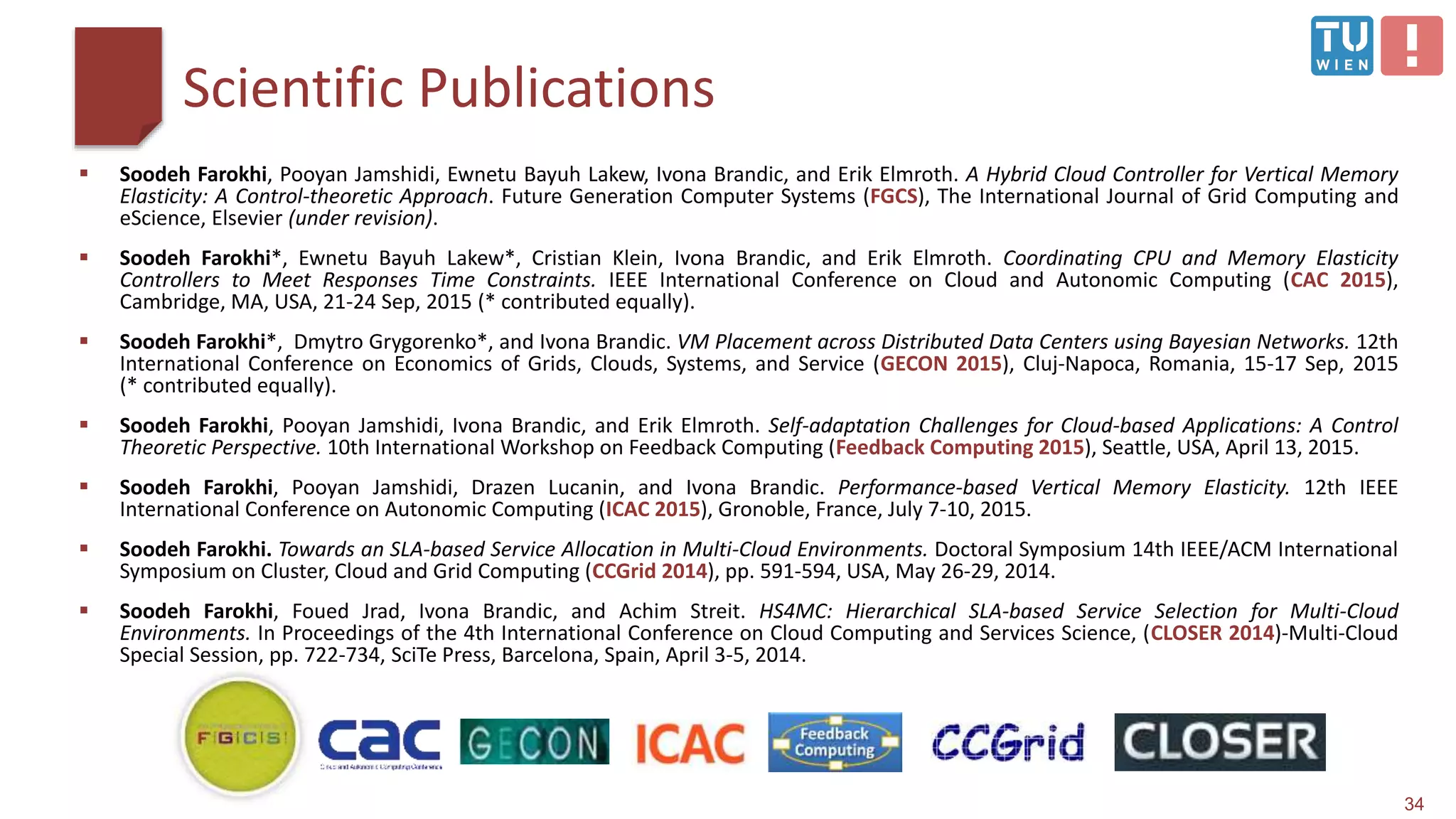 Quality of Service Control Mechanisms in Cloud Computing Environments | PPTX