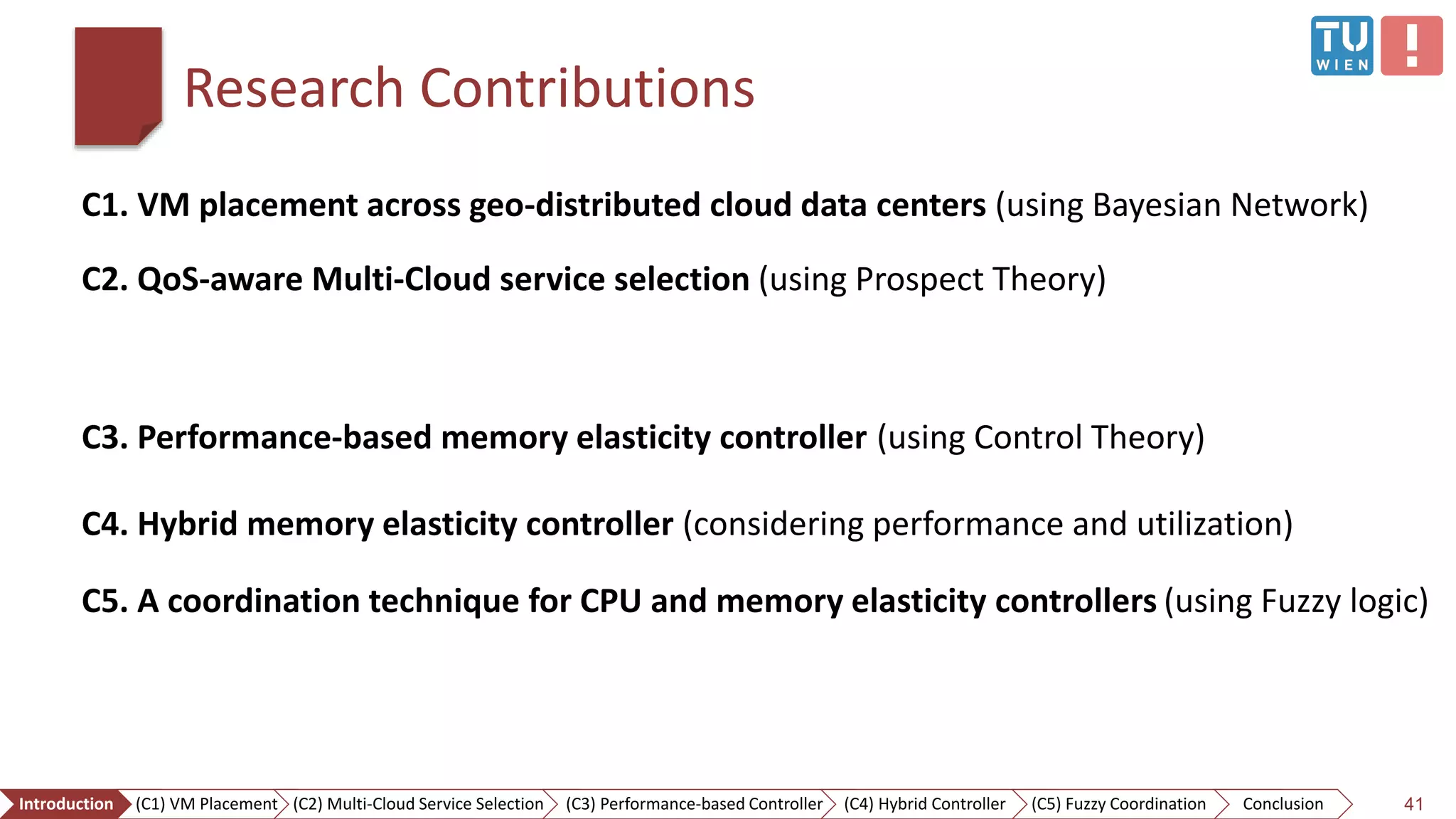Quality of Service Control Mechanisms in Cloud Computing Environments | PPTX