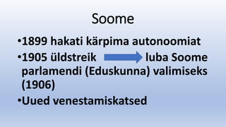 Soome ja baltimaad vene impeeriumis | PPTX