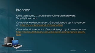 Soorten computers en de werking van de computer | PPTX