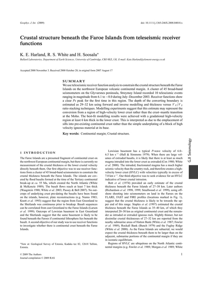 Soosalu crustal structure_beneath_the_faroe_islands_from_teleseismic ...