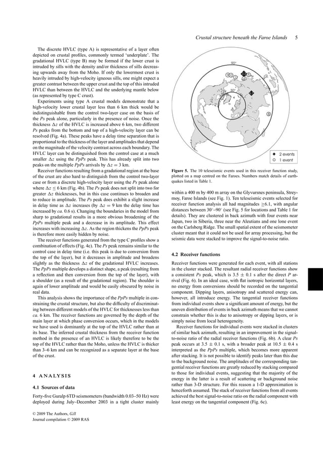 Soosalu Crustal Structurebeneaththefaroeislandsfromteleseismicreceiverfunctions Pdf