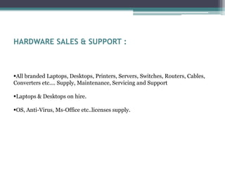 Computer Networking solution providers | PPTX