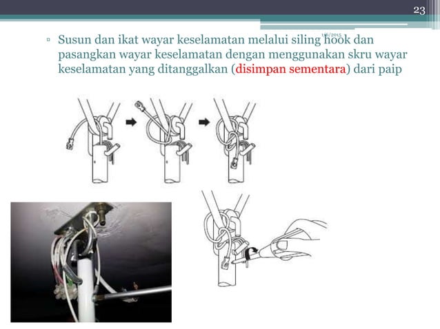 Sop Pemasangan Kipas Siling | PPT