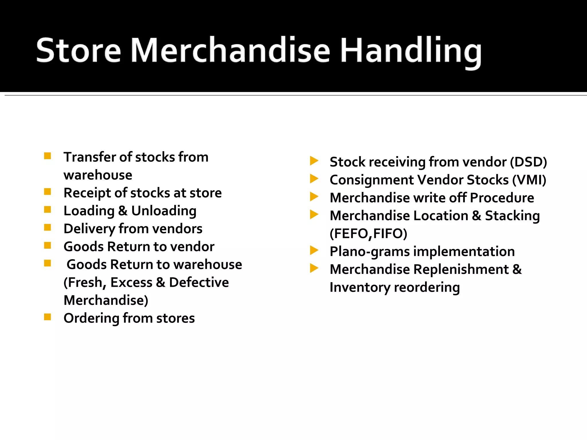 Store Operating Procedures | PPT