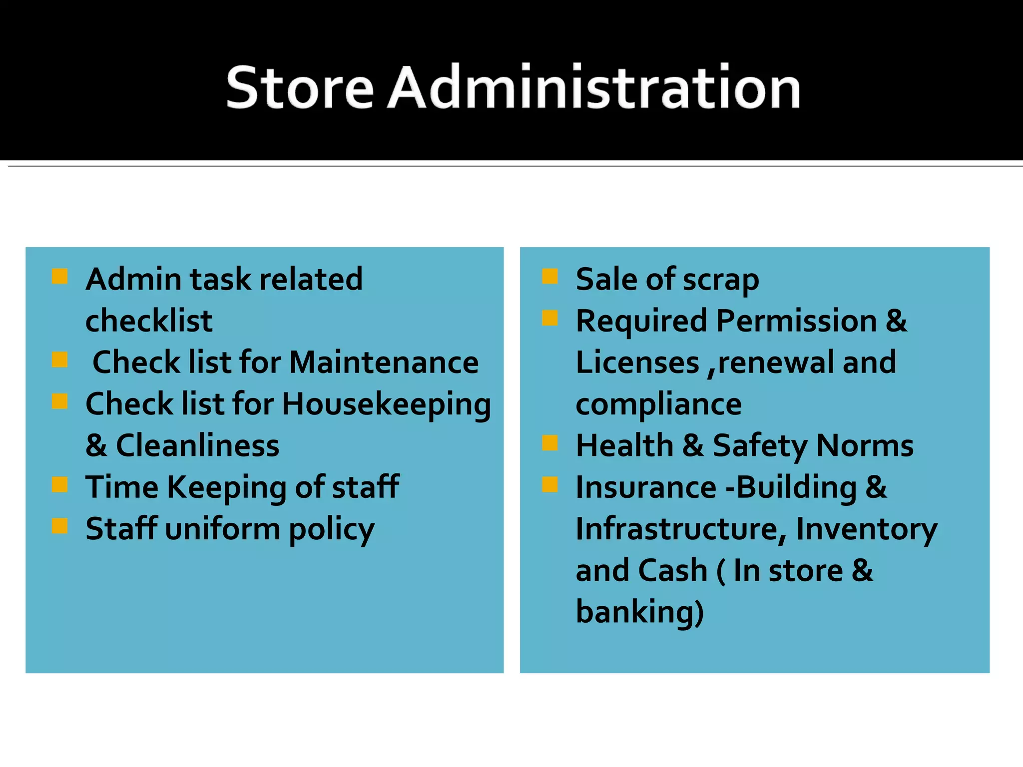 Store Operating Procedures | PPT