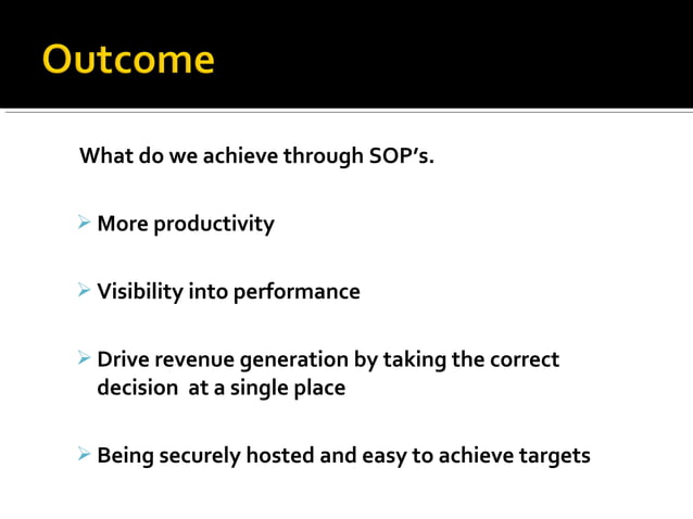 Store Operating Procedures | PPT