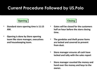 Store Operating Procedures | PPT