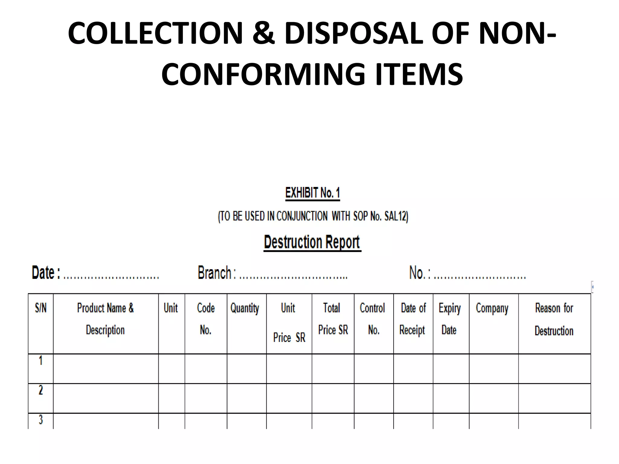 Standard Operating procedure | PPTX
